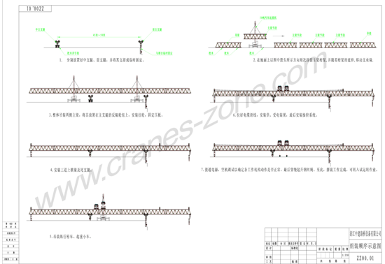 Steel Launching Gantry Crane for Building High Rise Constructions with ...