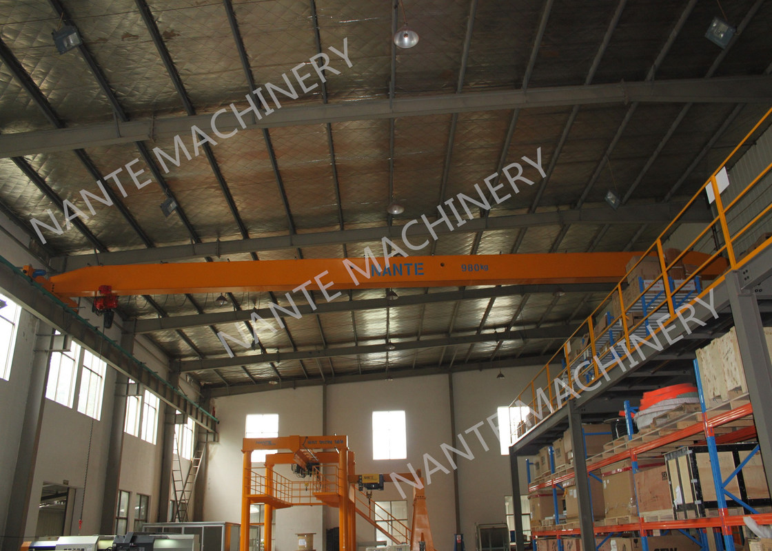 LDX1t-12m Single Girder Overhead Cranes for machinery works/ Workshop ...