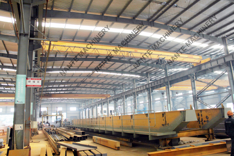 IP56 Single Girder Overhead Medium Duty 5t Bridge Cranes for Machine Shop