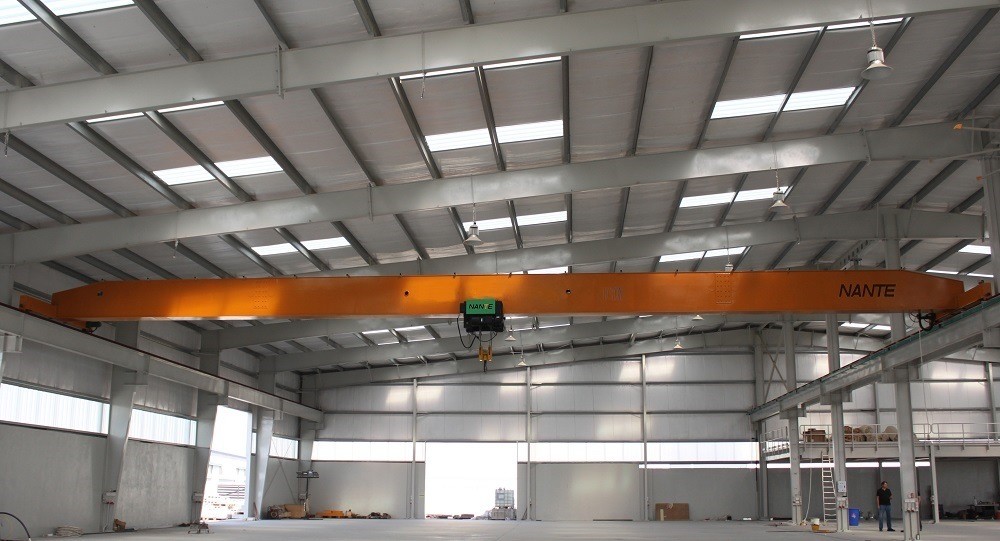 Monorail System 22m Double Hoist Overhead Crane