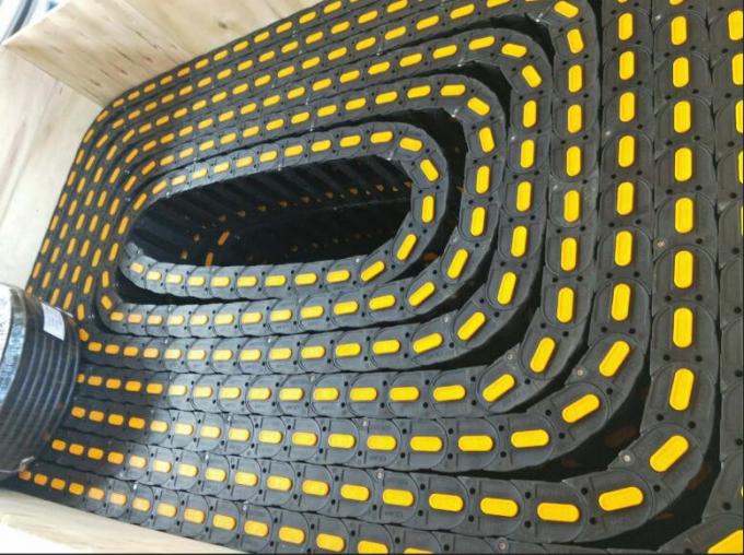 Flexible Crane Components Plastic Energy Drag Cable Chain For Festoon ...